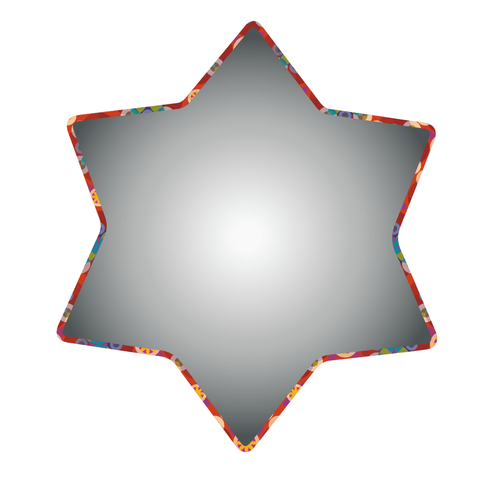 30cm Star Lampshade Diffuser - Translucent polypropylene