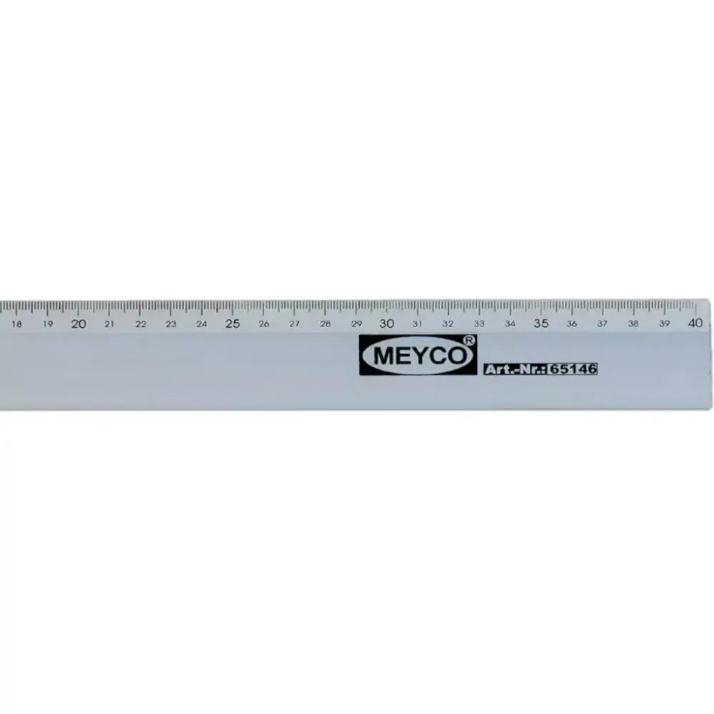 40cm Aluminium Ruler