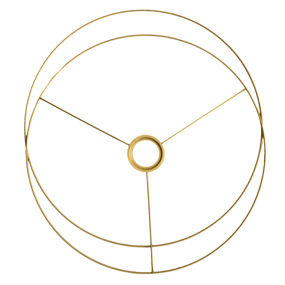 40cm Gold Lampshade Ringset