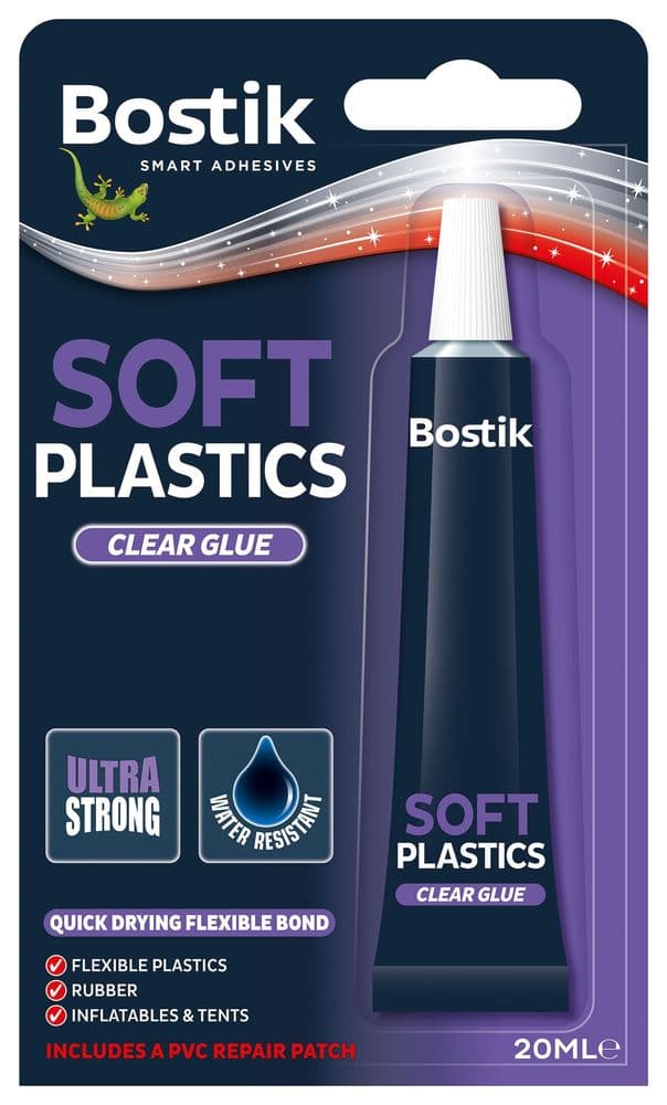 Bostik Soft Plastic Clear Adhesive 20ml 30803650