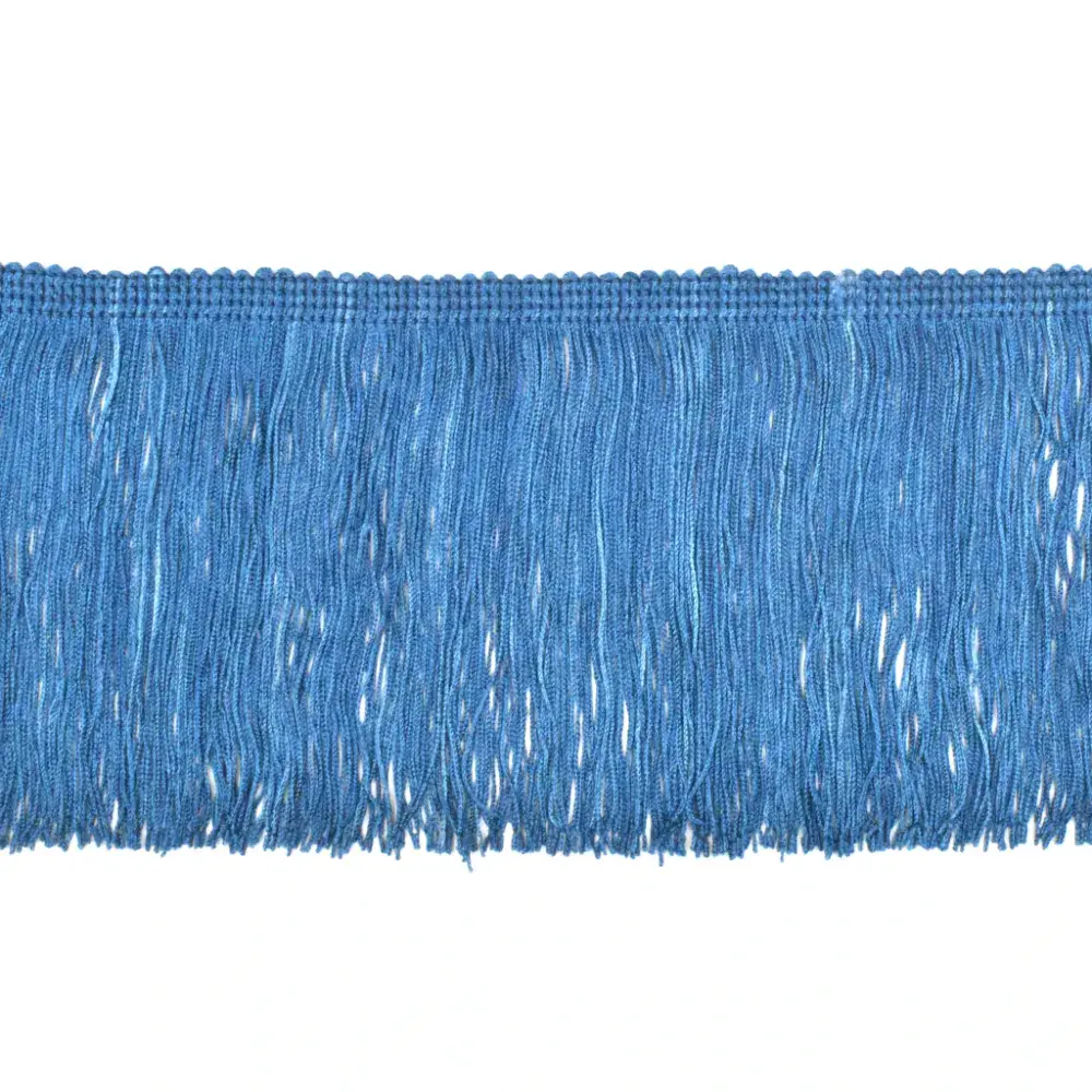 Dannells Chainette Fringe - Dark Blue 100mm