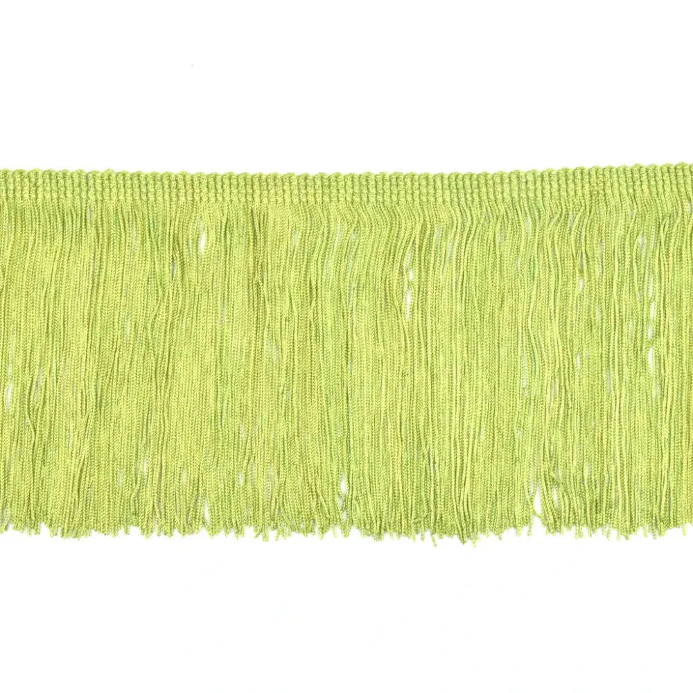 Dannells Chainette Fringe - Lime 100mm