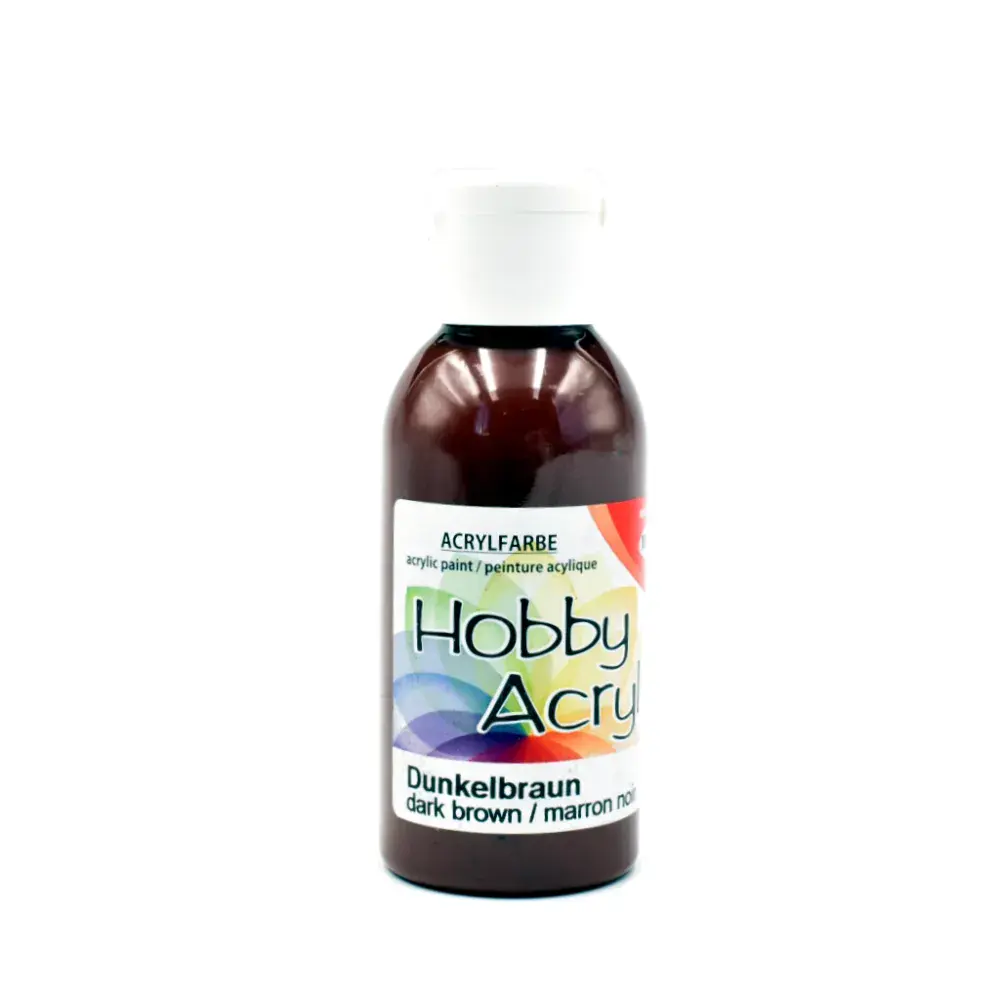 Dark Brown Acrylic Paint - 100ml | Dannells
