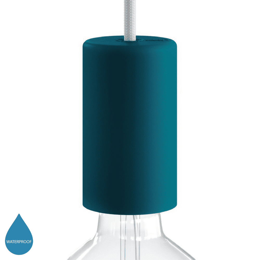 EIVA Elegant Outdoor E27 Lamp Holder Kit - Petrol