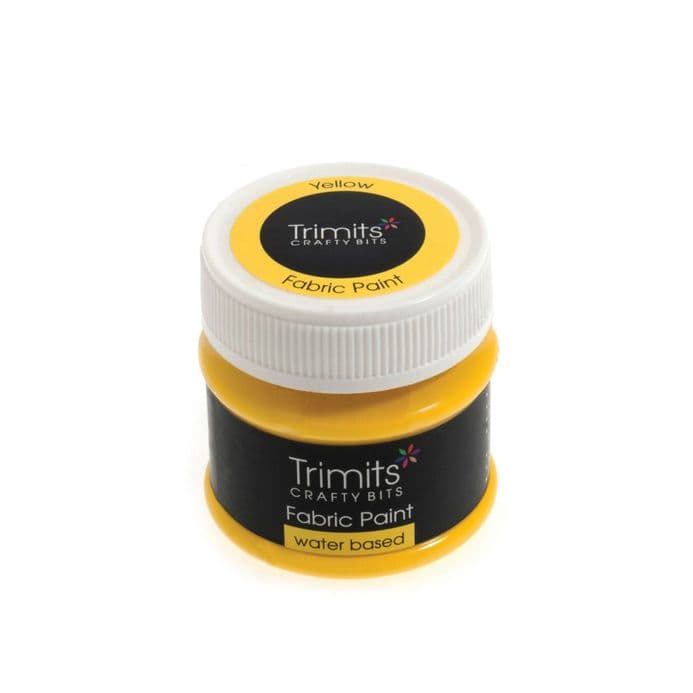 Fabric Paint Pot - Yellow 50ml x 3