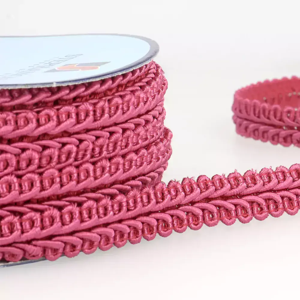 Gimp Braid Trim | Dark Fuchsia | 20m x 15mm | Dannells