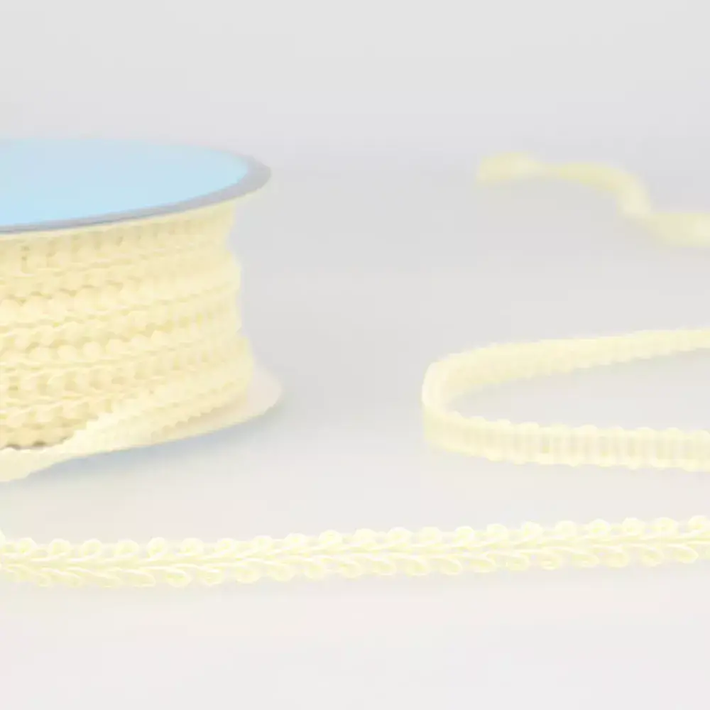 Gimp Braid Trim | Dark Ivory | 25m x 6mm | Dannells
