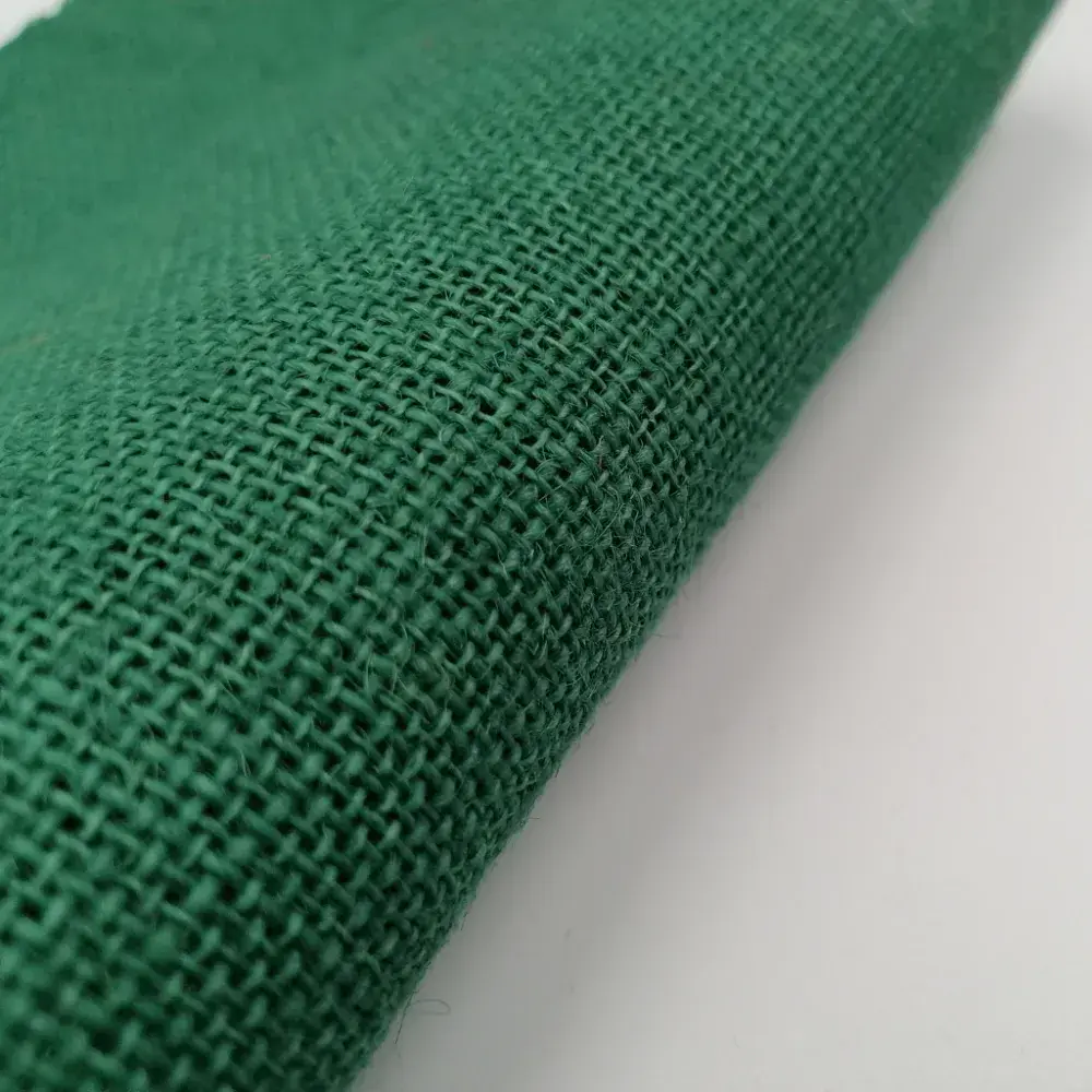 Forest Green Hessian Fabric | 120cm Width