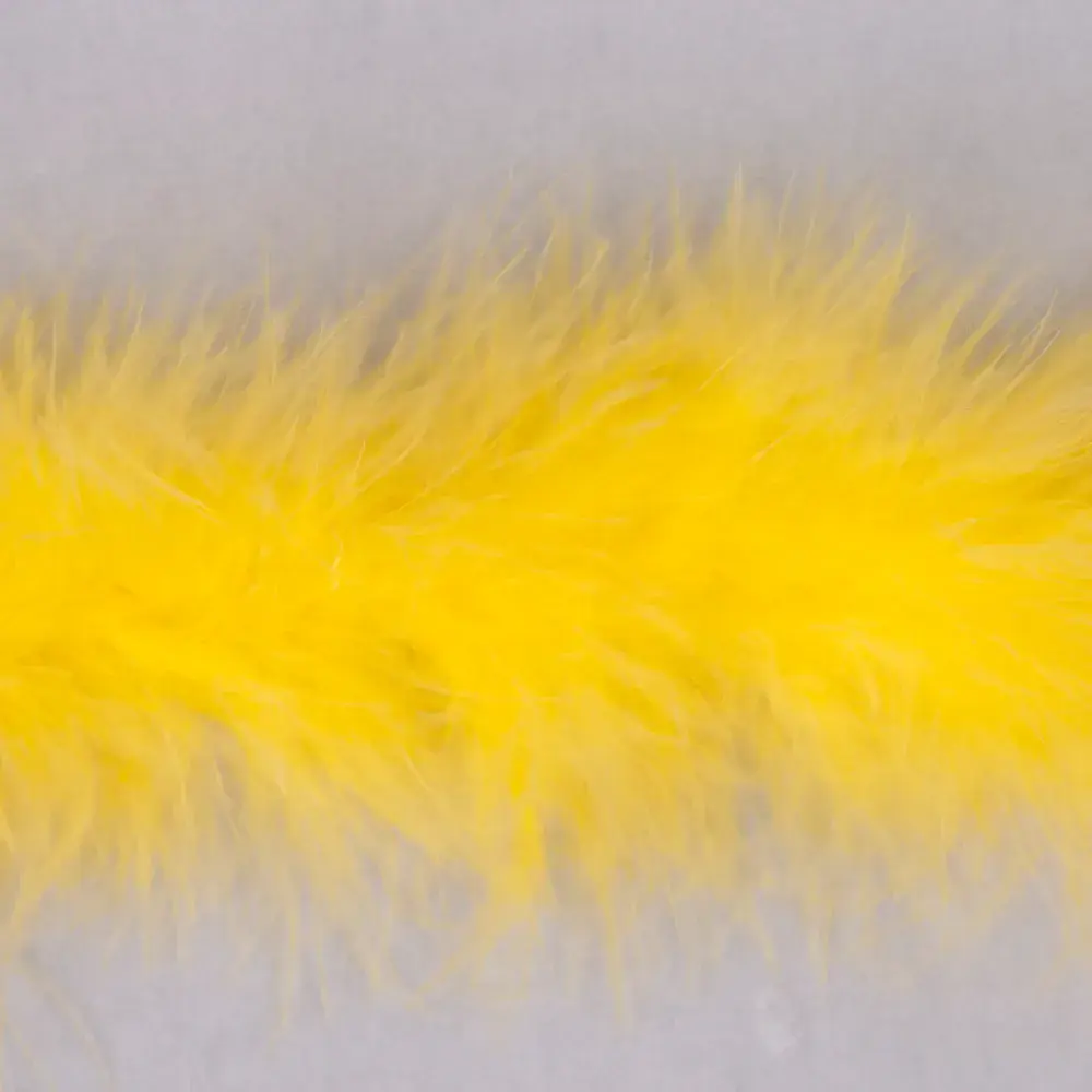 Marabou Luxury Trim 4mm x 10m Yellow
