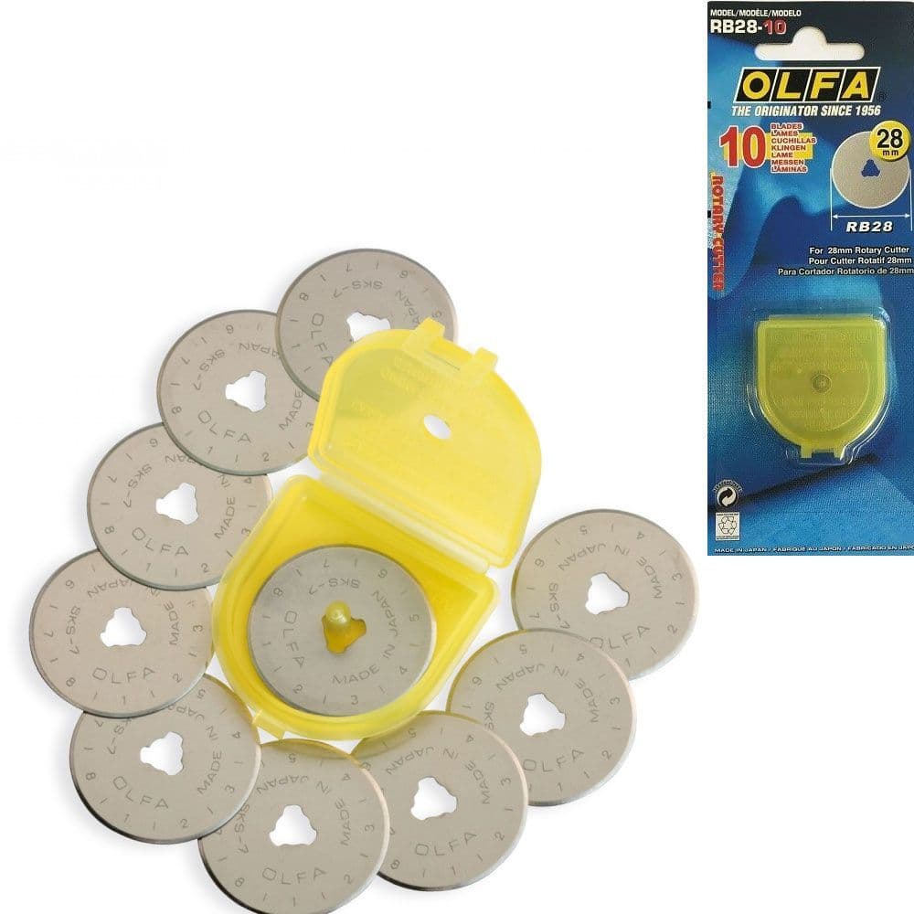 Olfa Rotary Blade - 10 pcs - 28mm OLF/RB2810