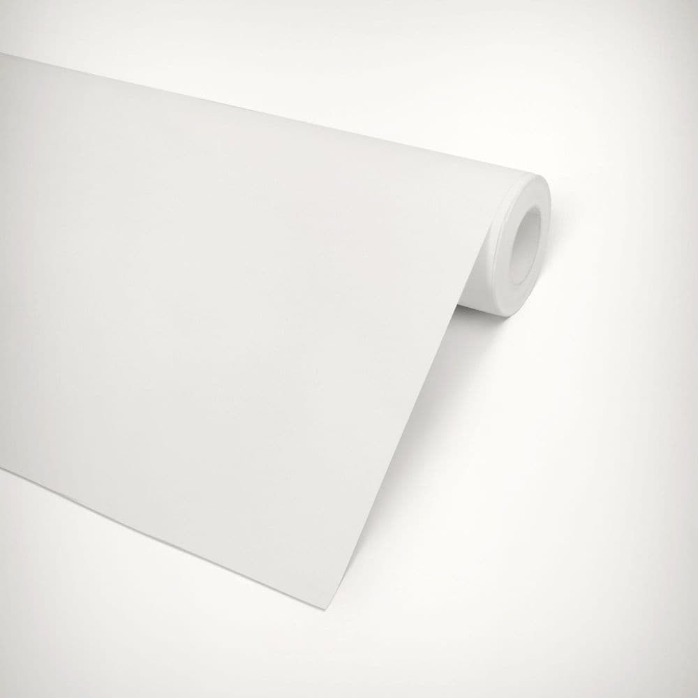 Plain PVC 400 Micron Extra Rigid Lampshade Material - 150cm - White
