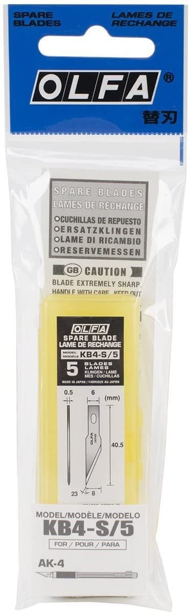 Precision Art Cutter Blades 5 in a Pack OLF/KB4S/5