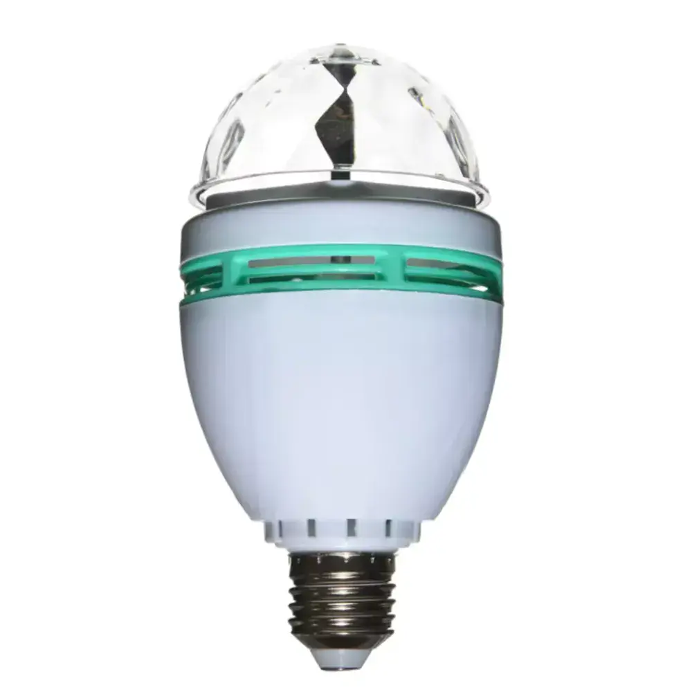 Rotating Multi-Colour LED Disco Bulb E27 | Dannells