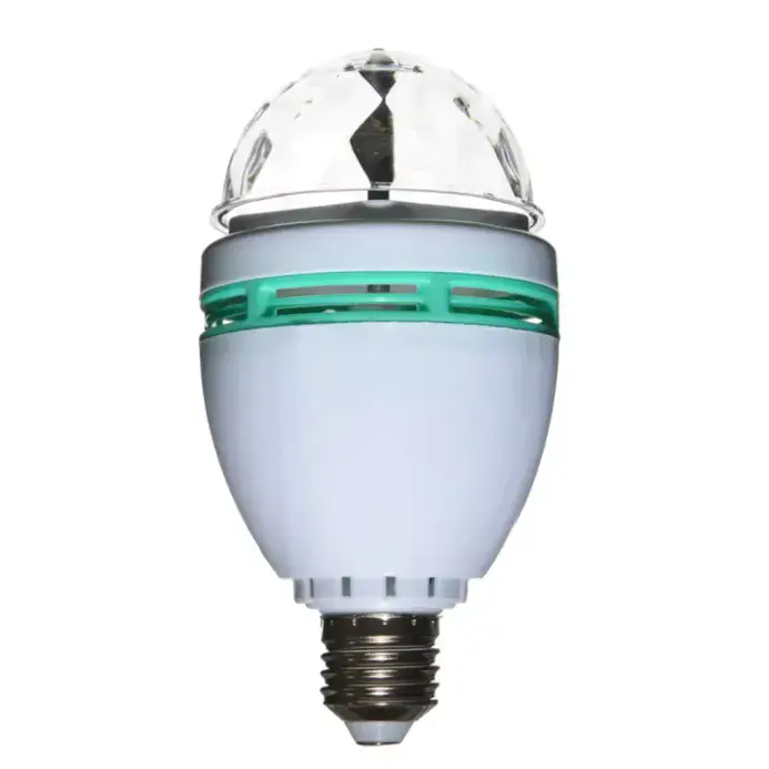 Rotating Multi-Colour LED Disco Bulb E27 | Dannells