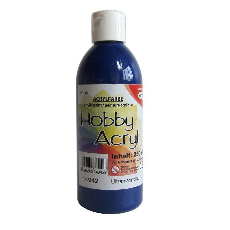 Ultramarine Blue Acrylic Paint - 250ml | Dannells