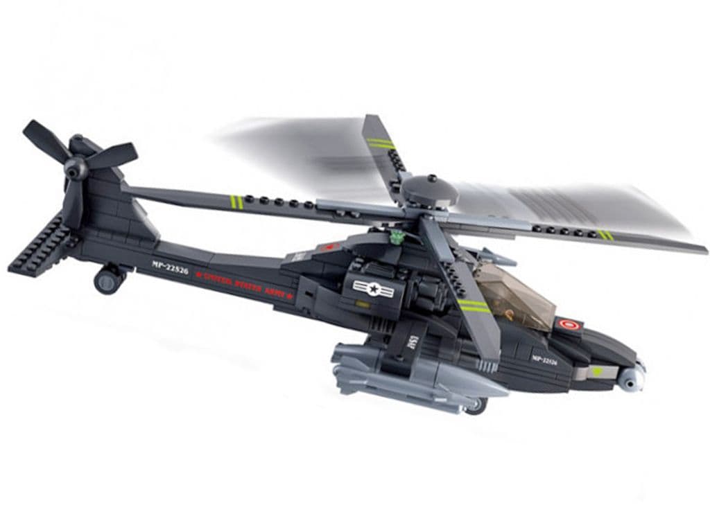 USAF Apache Helicopter B0511 bricks & blocks toys | toy&model
