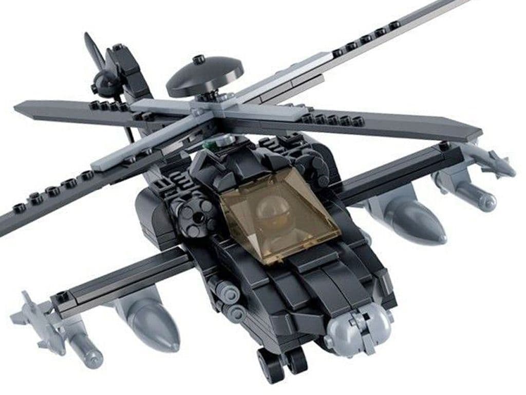 USAF Apache Helicopter B0511 bricks & blocks toys | toy&model
