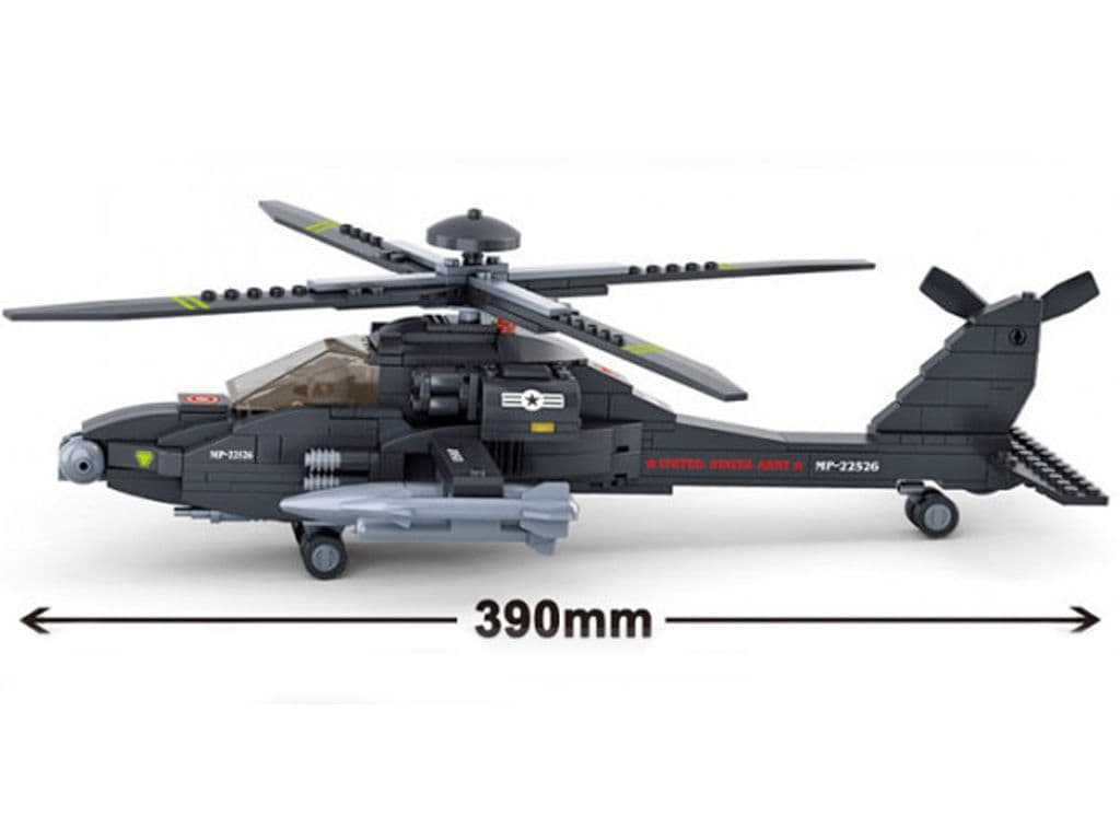 USAF Apache Helicopter B0511 bricks & blocks toys | toy&model