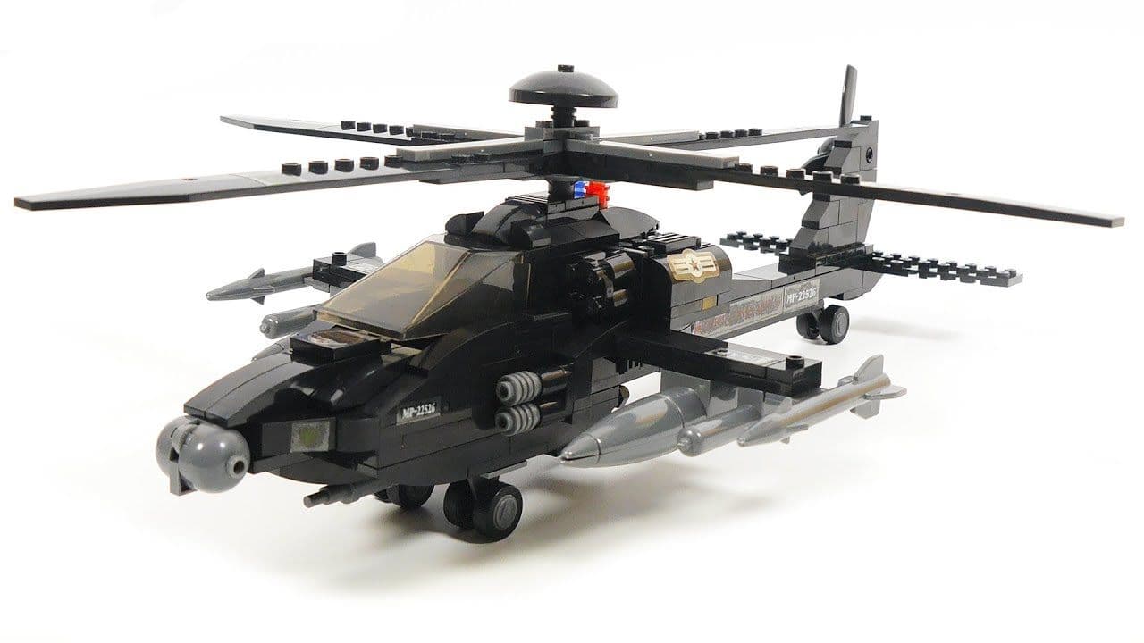 USAF Apache Helicopter B0511 bricks & blocks toys | toy&model
