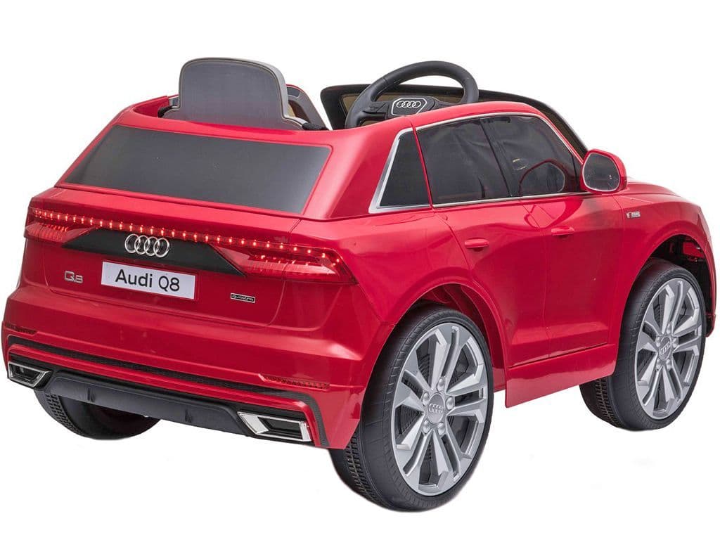 Audi Q8 Quattro SUV Red | Kids Sit On & Ride In Toy Car 12v Electric ...