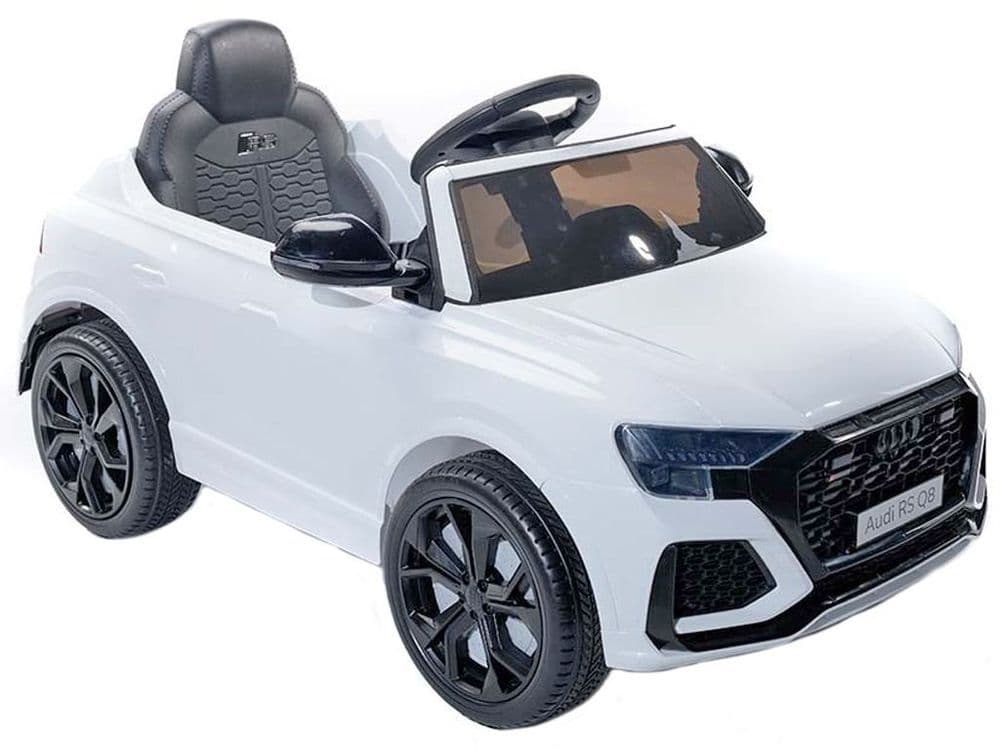 Audi Q8 RS SUV White HL518P | Kids Electric Ride On Toy Cars | TOY & MODEL