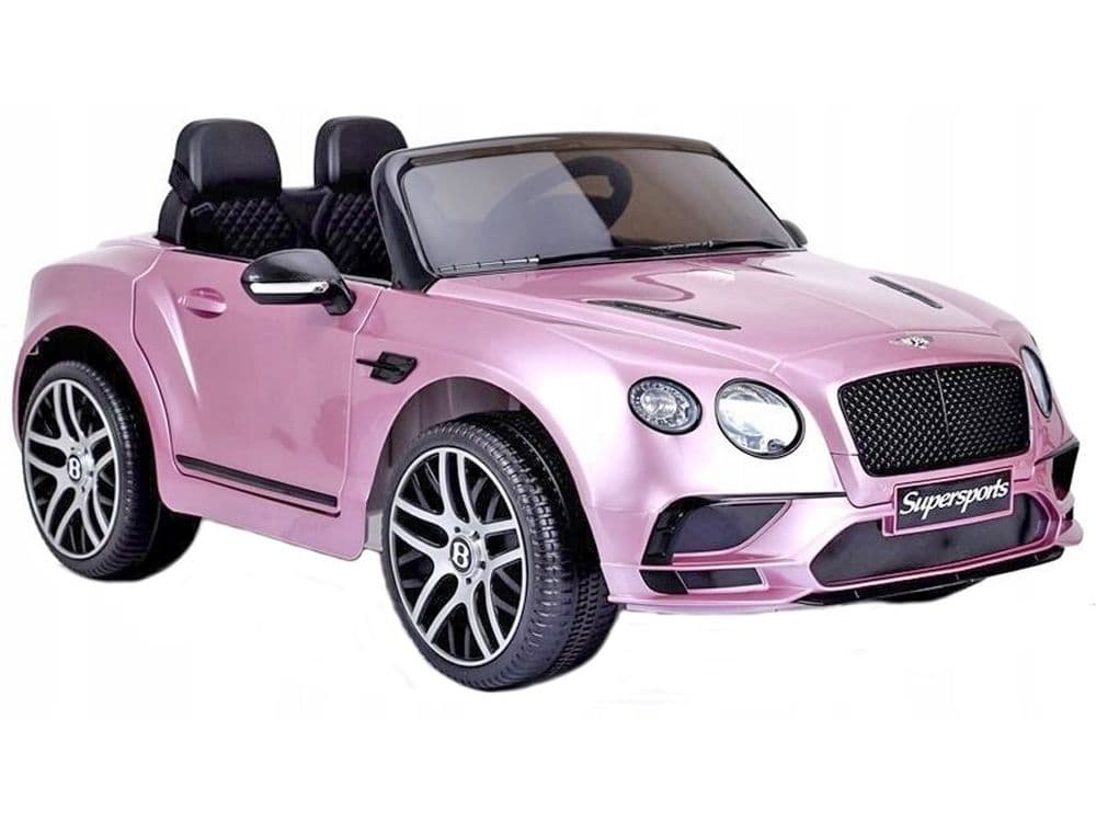 Bentley Continental Sports Pink | Kids Ride On Toy Car 12v Electric ...
