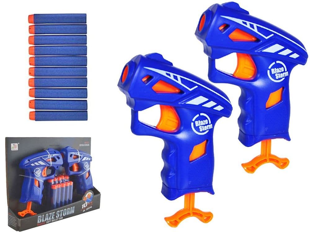 Blaze Storm 7110 Twin Pack Soft Dart Toy Guns | Toy & Model