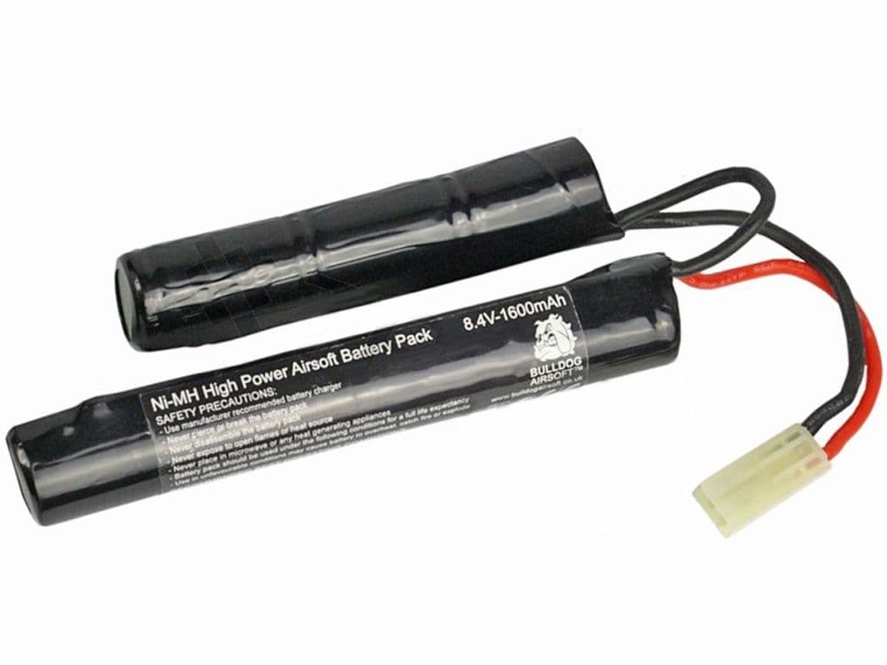 Bulldog 8.4v 1600mAh Nunchuck Airsoft Battery | Toy & Model