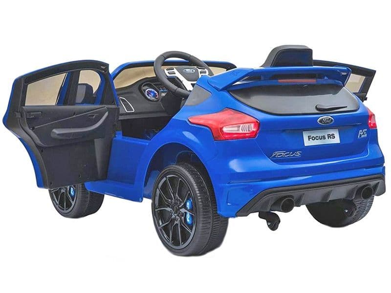 Ford Focus RS Sports Car Blue | Kids Sit & Ride-in Toy 12 Volt Electric ...