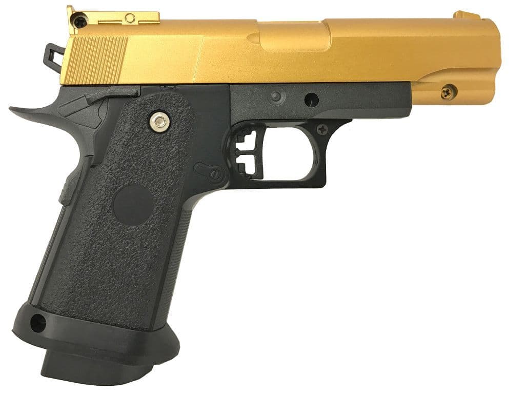 G10 BB Gun 1911 spring airsoft pistol black 2 tone | Toy & Model