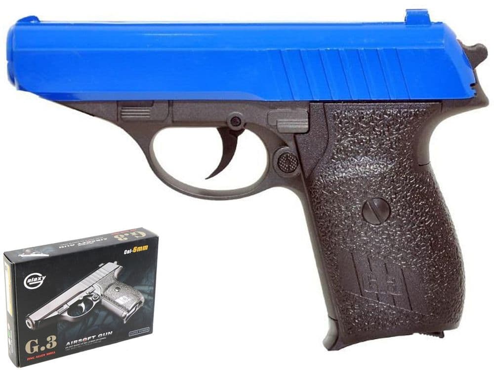 G3 BB Gun PPK Spring Airsoft Pistol Black 2 Tone | Toy & Model