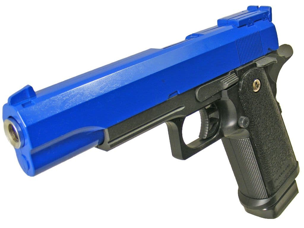 G6 BB Gun M1911 spring airsoft pistol black 2 tone | Toy & Model