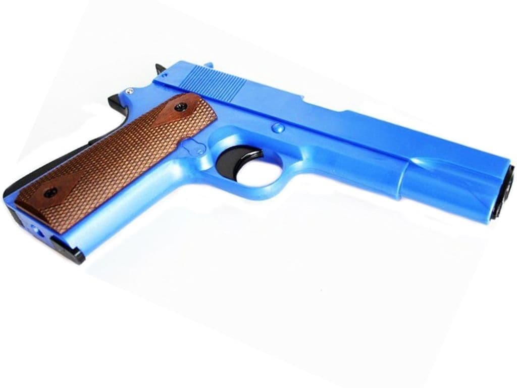 HG121 BB Gun 1911 Gas Airsoft Pistol Blue 2 tone | Toy & Model