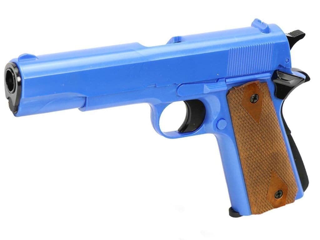 HG121 BB Gun 1911 Gas Airsoft Pistol Blue 2 tone | Toy & Model