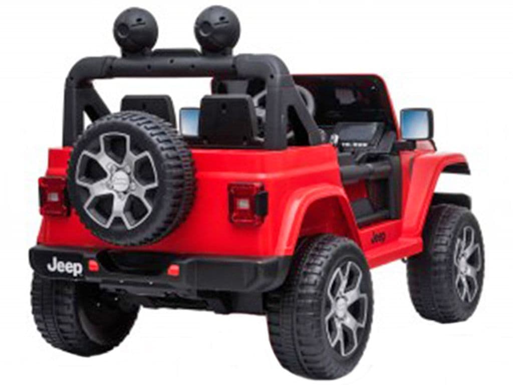 Jeep Wrangler Rubicon Red | Kids Sit In & Ride On Toy Car 12v Electric ...