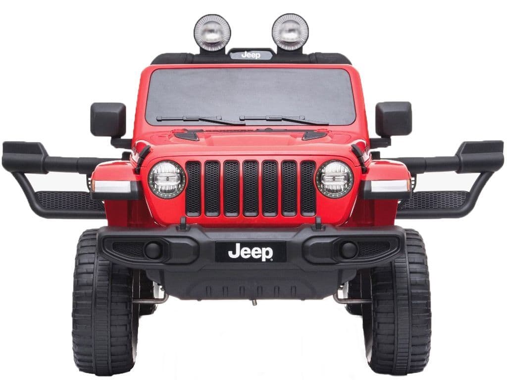 Jeep Wrangler Rubicon Red | Kids Sit In & Ride On Toy Car 12v Electric ...