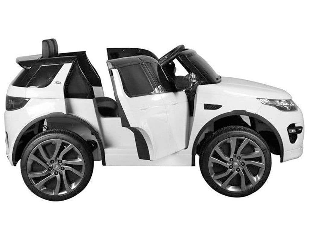 Land Rover Discovery White | Kids Sit On & Ride In Toy Car 12v Electric ...
