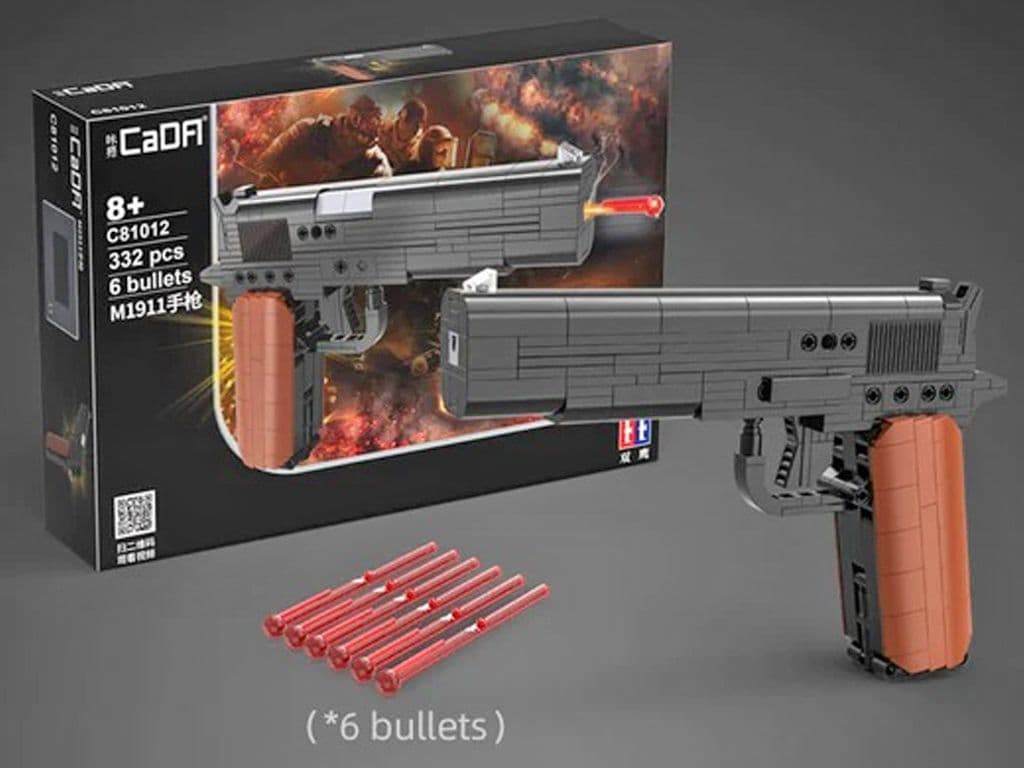 M1911 Pistol Toy Gun Brick Block Set C81012W | Toy & Model