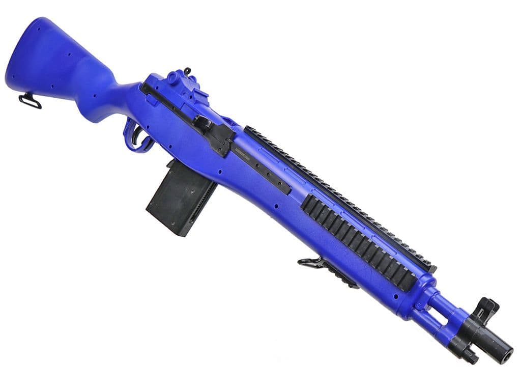 M305 BB Gun M14 Spring Airsoft Rifle Blue 2 Tone | Toy & Model