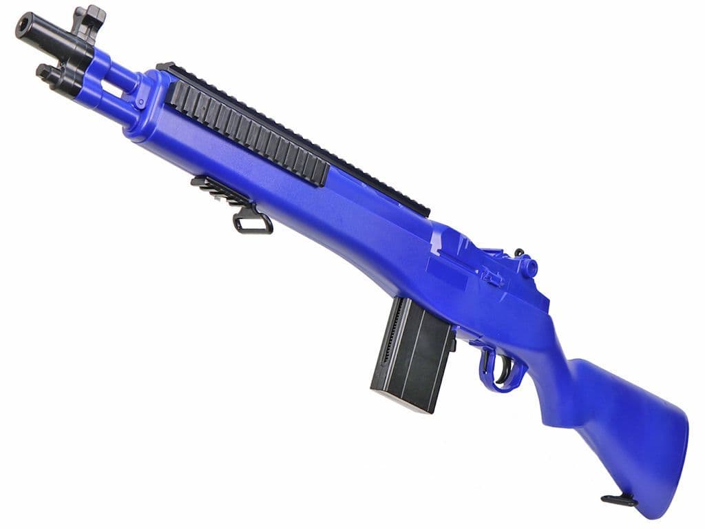 M305 BB Gun M14 Spring Airsoft Rifle Blue 2 Tone | Toy & Model
