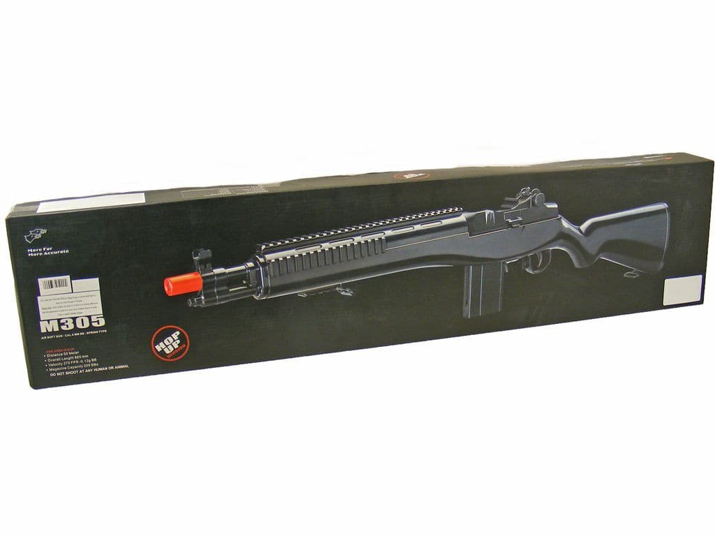 M305 BB Gun M14 Spring Airsoft Rifle Blue 2 Tone | Toy & Model