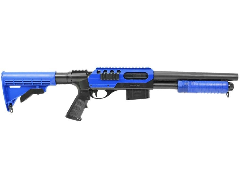 M47D1 BB Gun M500 Spring Airsoft Shotgun Black 2 Tone | Toy & Model