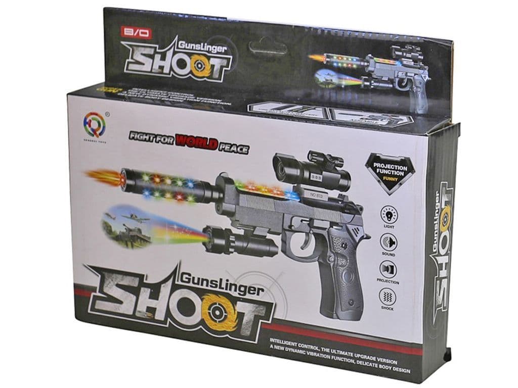 M92 Pistol B/o Sound & Lights Kids Toy Gun 813B | Toy & Model