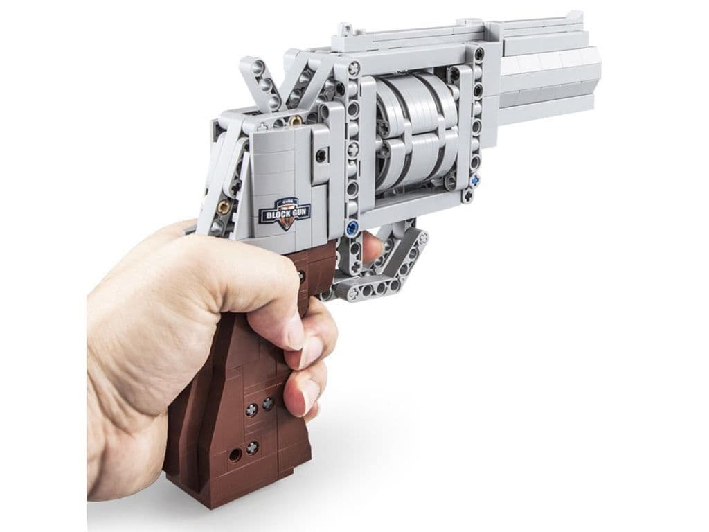 Magnum Revolver Pistol Toy Block Gun C81011W | Toy & Model