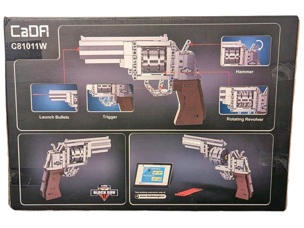 Magnum Revolver Pistol Toy Block Gun C81011W | Toy & Model