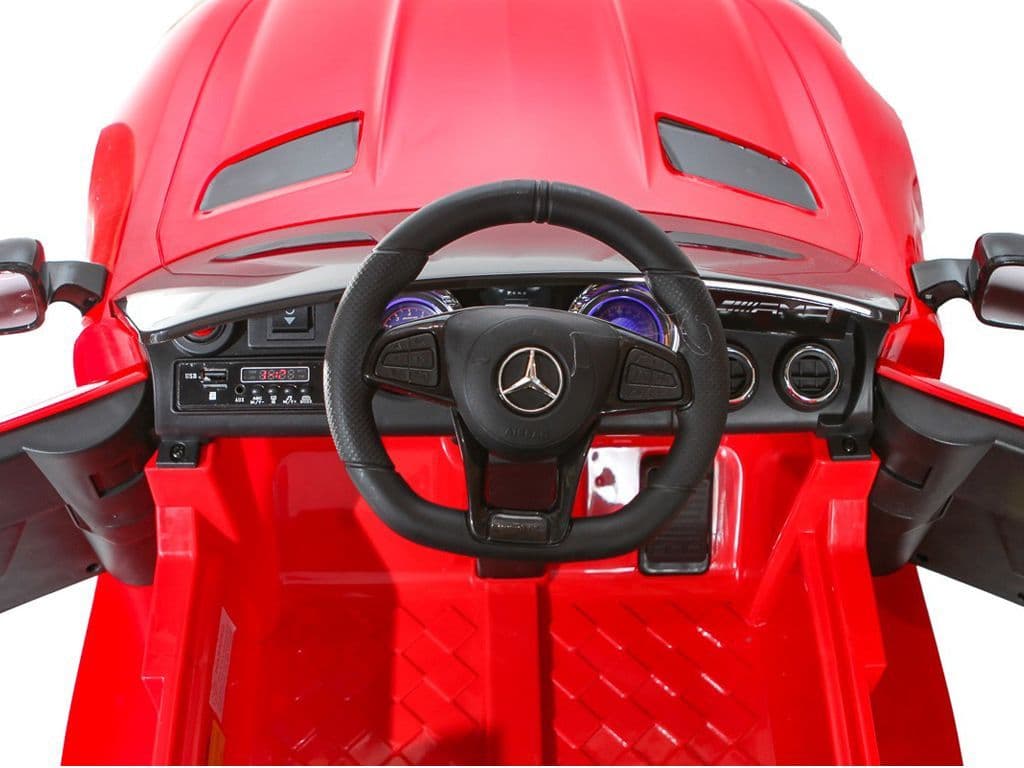 Mercedes Benz AMG GT R Car Red | Childs Sit & Ride-in Toy 12 Volt ...