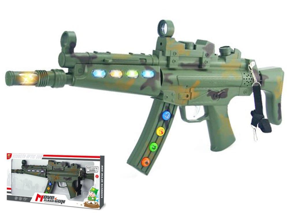 MP5 SMG B/o Sound & Lights Toy Gun AK3388G | Toy & Model
