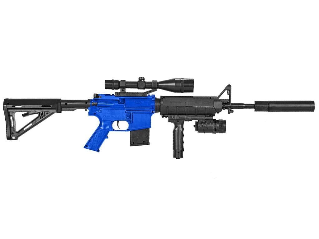 P1158 BB Gun M16 spring airsoft rifle black 2 tone | Toy & Model