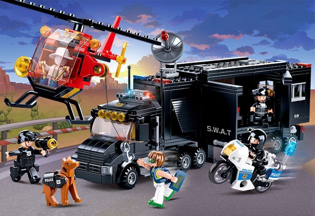 Police Mobile Command B0659 | Construction & Building Toys | TOY & MODEL
