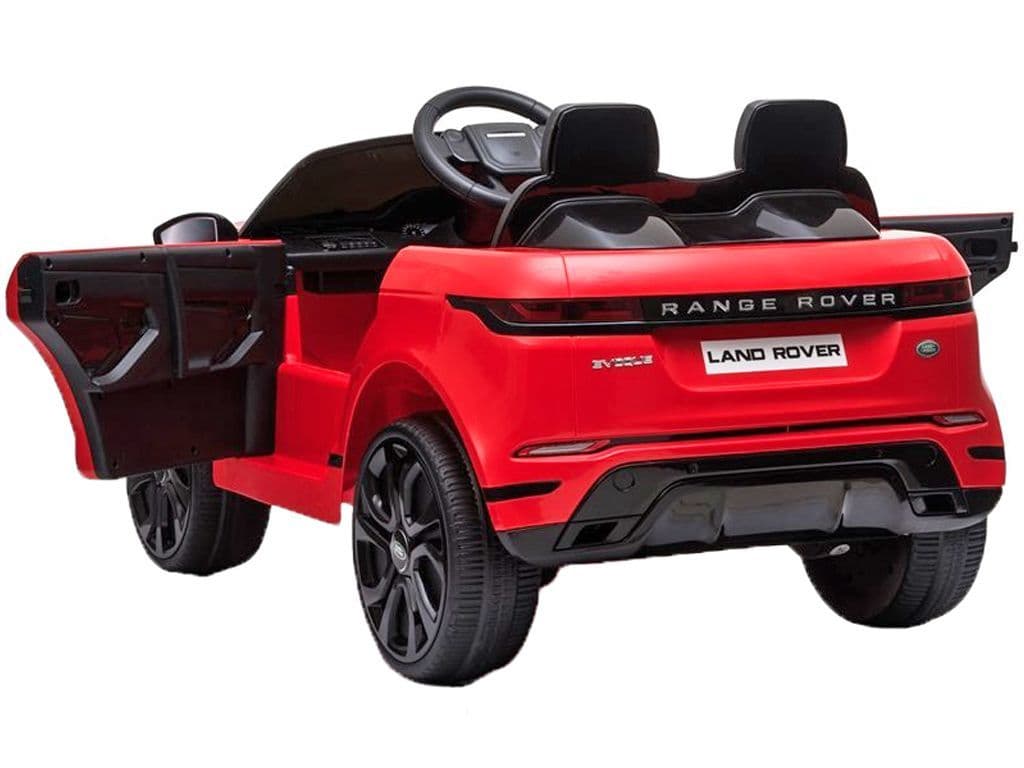 Range Rover Evoque Red | Kids Sit On & Ride In Toy Car 12v Electric ...